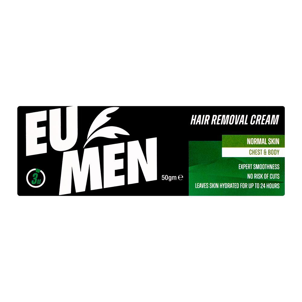 Buy EU Men Hair Removal Cream, Normal Skin Chest & Body, 50g Online at ...