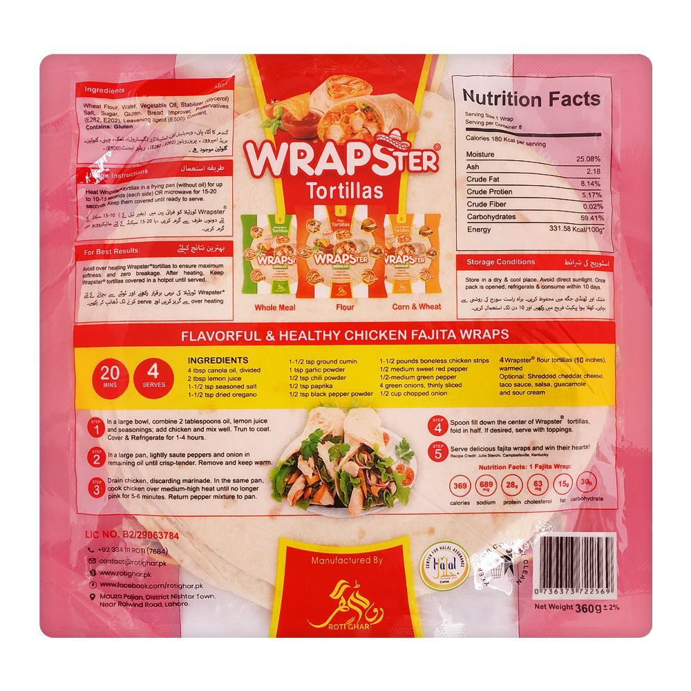 Order Wrapster Flour Tortillas Regular, 5-Pack Online at Special Price ...