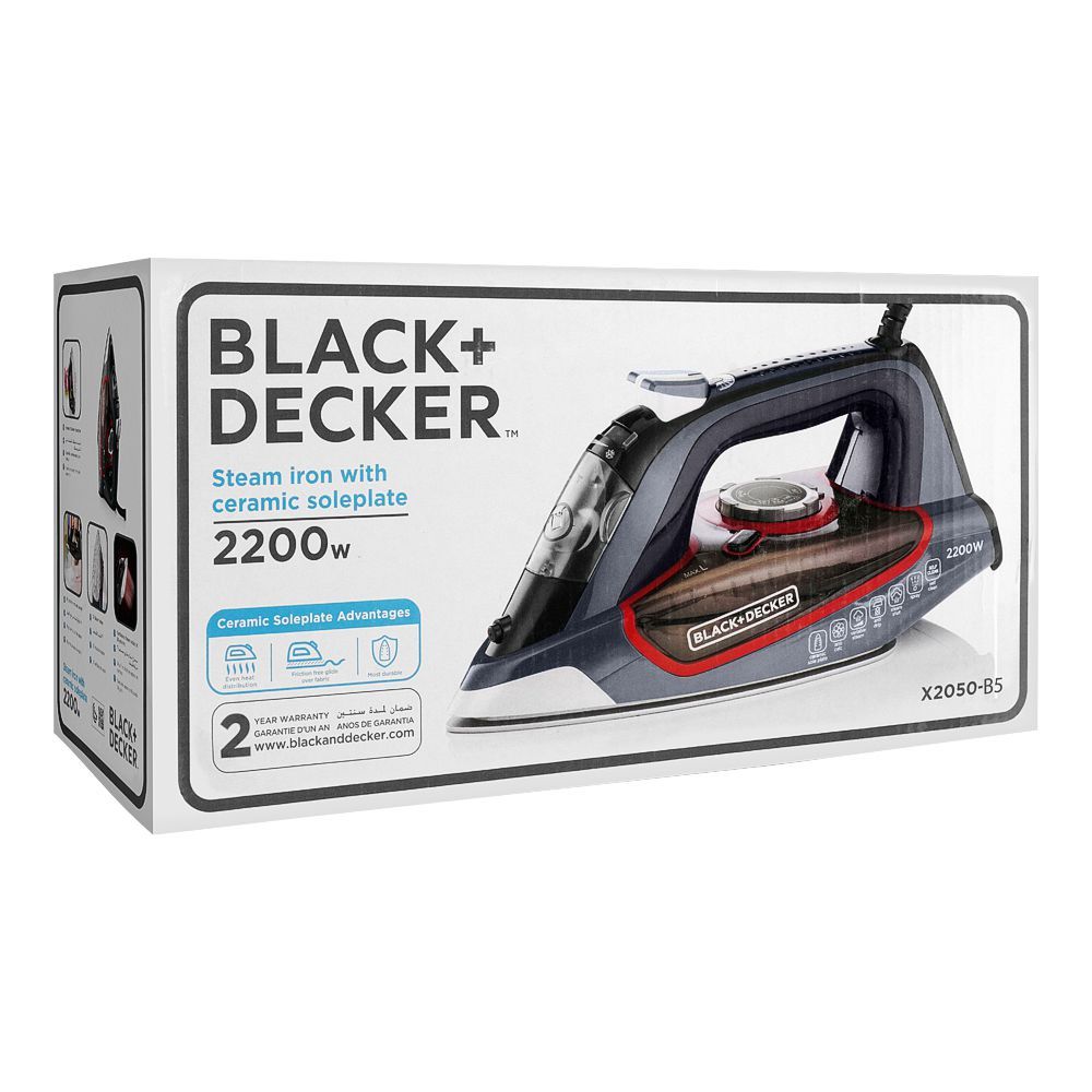 Purchase Black & Decker Steam Iron, 2200W, FX-2050-B5 Online at Special ...