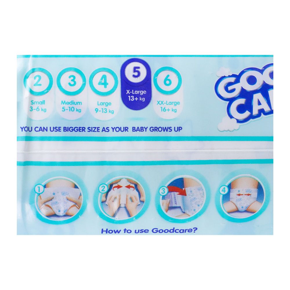 Order Good Care Baby Diaper, 5, X-Large, 13+ kg, 36-Pack Online at Best ...