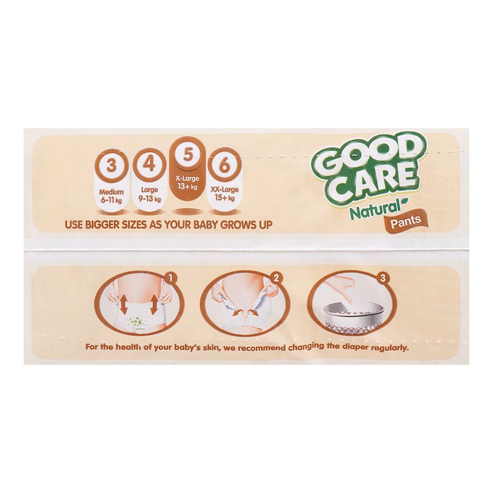 Order Good Care Natural Pants, 5, X-Large, 13+ kg, 60-Pack Online at ...