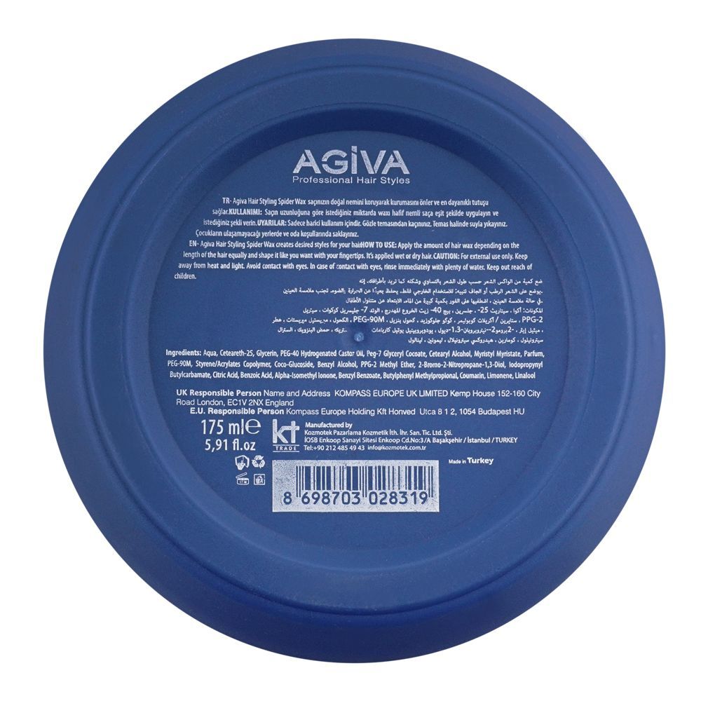 Order Agiva Professional Spider, 02, Maximum Hold Hair Styling Wax ...