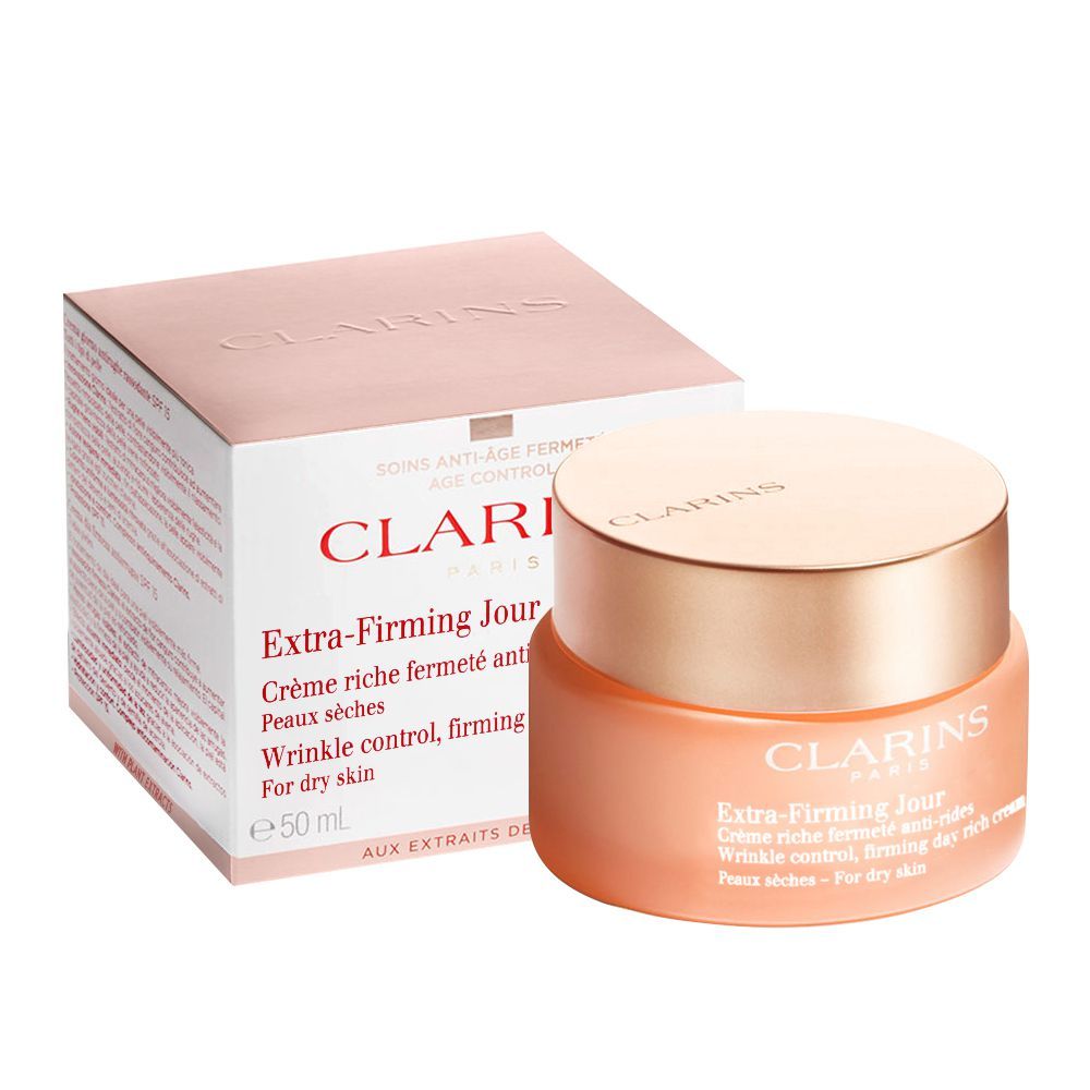Buy Clarins Paris Extra Firming Jour Day Rich Cream, For Dry Skin, 50ml ...