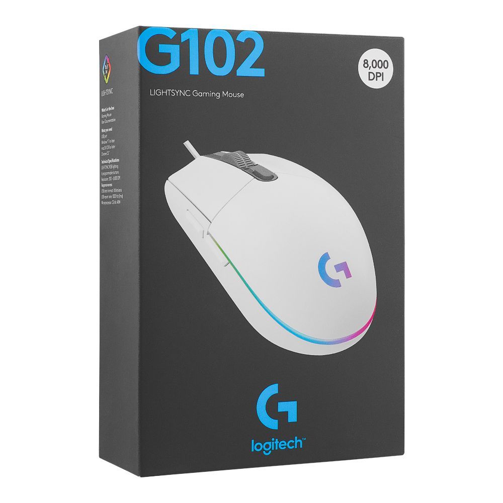 Buy Logitech Light Sync Gaming Mouse G102, 910-005803 Online at Special ...