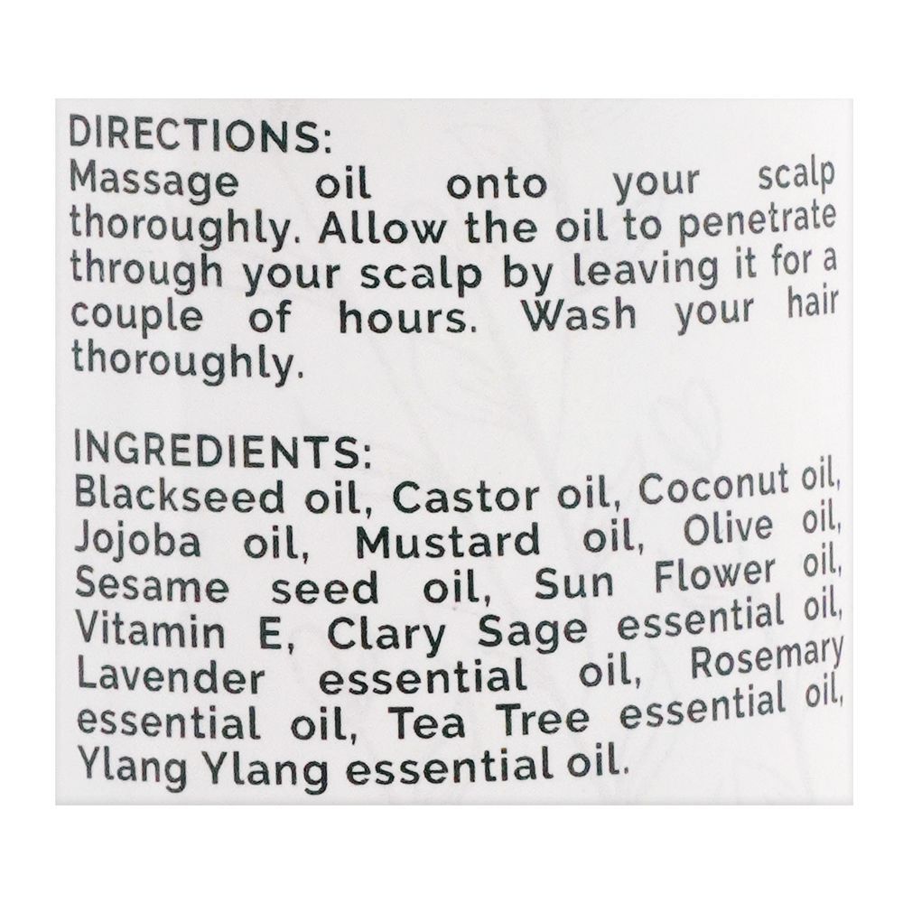Order 100% Wellness Co Hair Density Stimulate Hair Growth Oil, 120ml ...