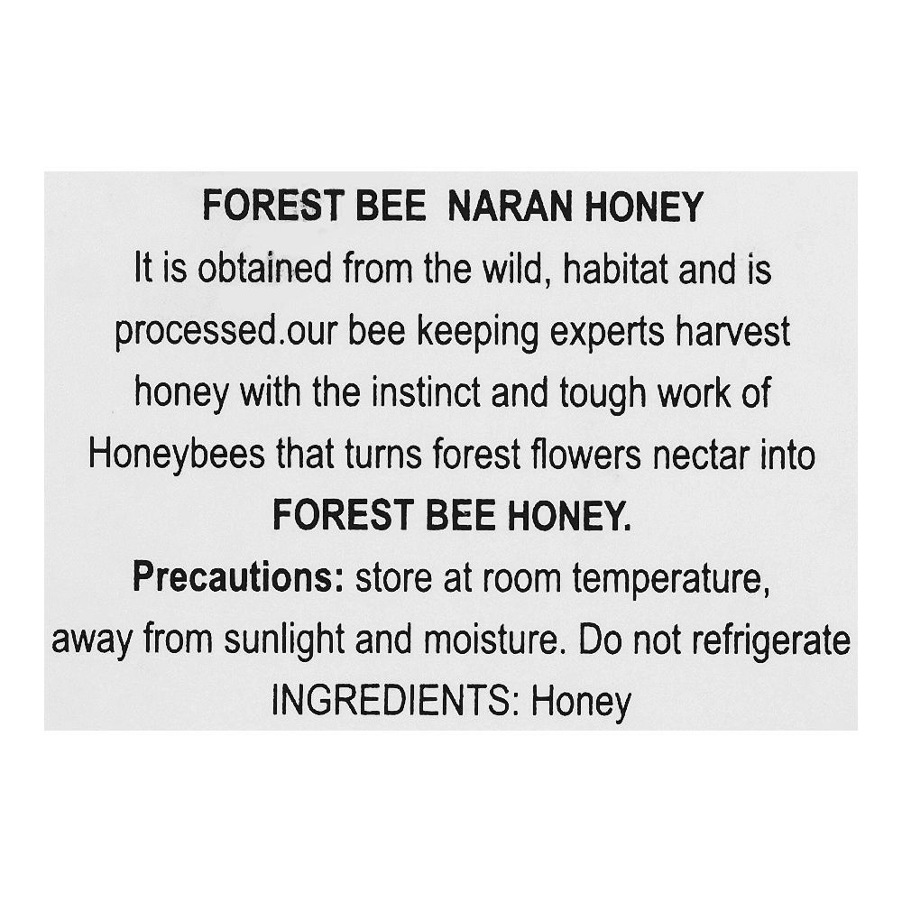 Buy Naran Foods Forest Bee Honey, 500g Online at Special Price in ...