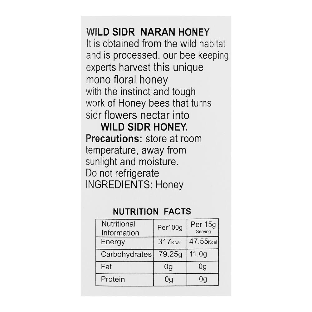 Purchase Naran Foods Wild Sidr Honey, 1300g Online at Special Price in ...