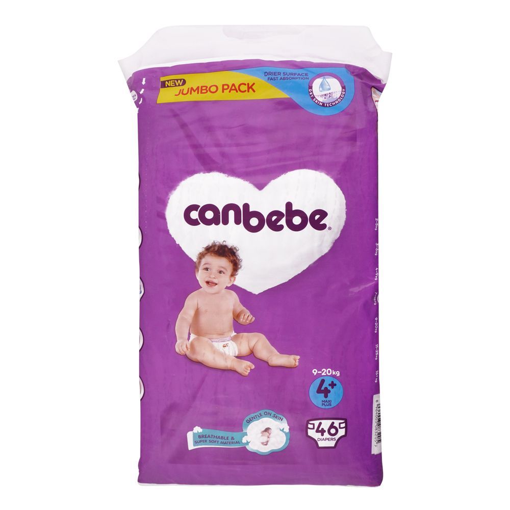 Order Canbebe Diapers, No. 4, Jumbo Maxi Plus, 9-20 KG, 46-Pack Online ...