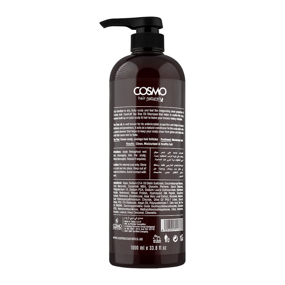 Order Cosmo Hair Naturals Anti-Dandruff Tea Tree Oil Shampoo, Reduce ...