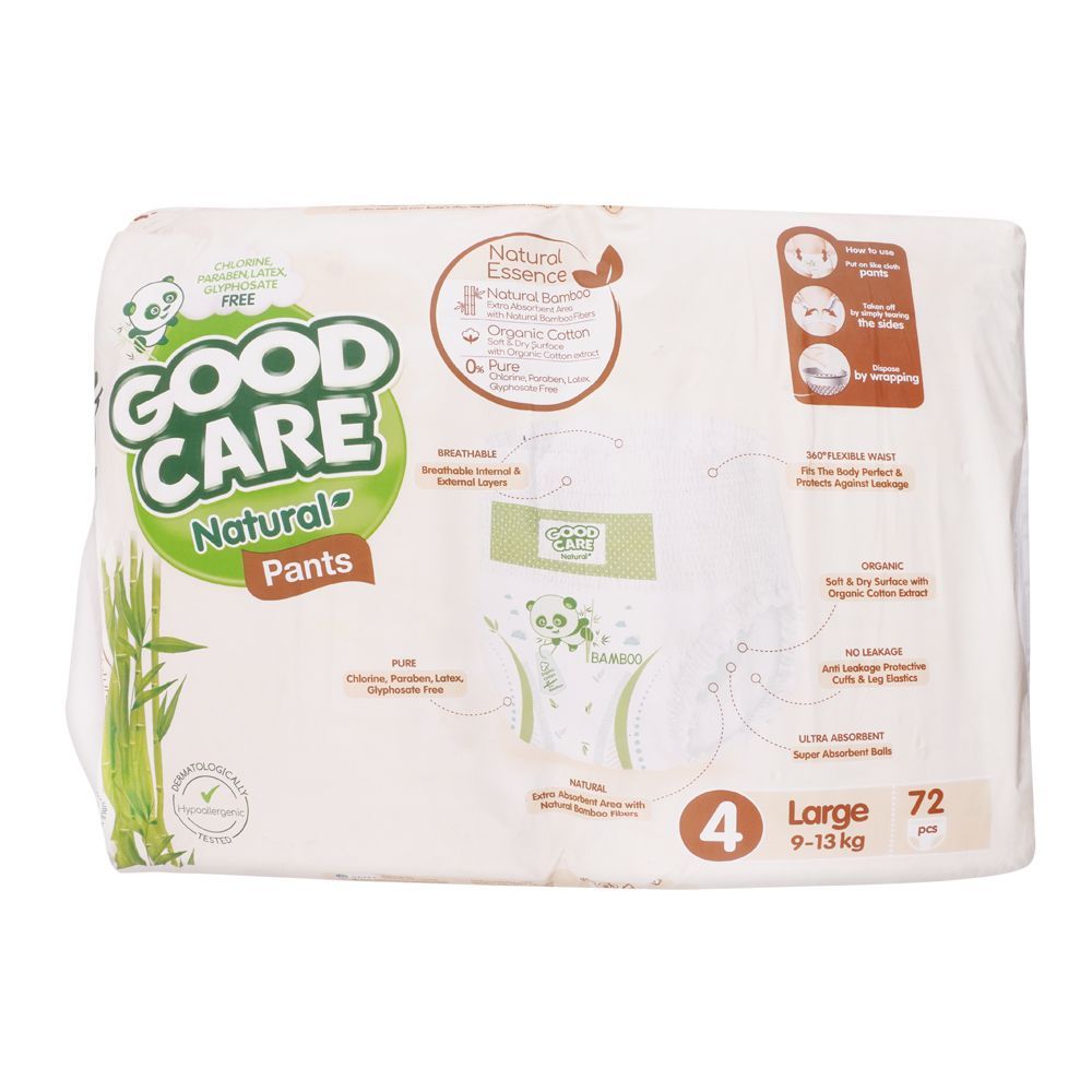 Buy Good Care Natural Pants 4 Large, 9-13kg, 72-Pack Online at Special ...
