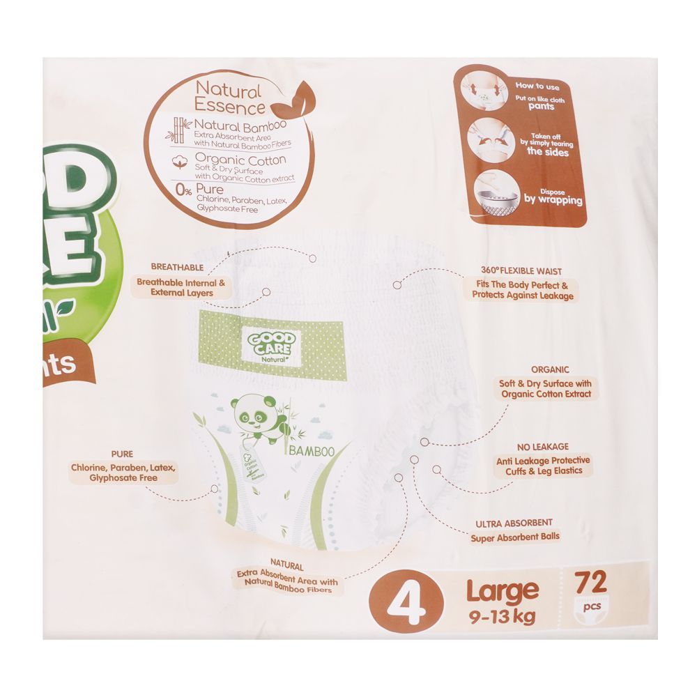 Buy Good Care Natural Pants 4 Large, 9-13kg, 72-Pack Online at Special ...