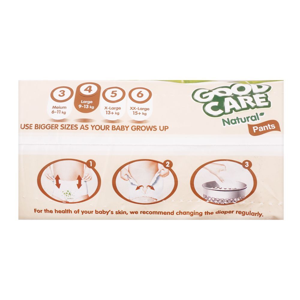 Buy Good Care Natural Pants 4 Large, 9-13kg, 72-Pack Online at Special ...