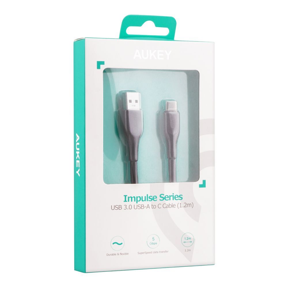 Purchase Aukey Impulse Series USB 3.0 USB-A To USB-C Cable, 1.2m, CB ...