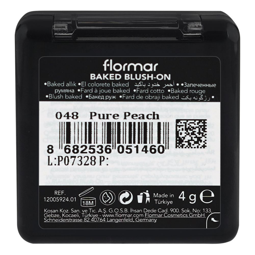 Purchase Flormar Baked Blush-On, Pure Peach, 048 Online at Best Price in Pakistan - Naheed.pk