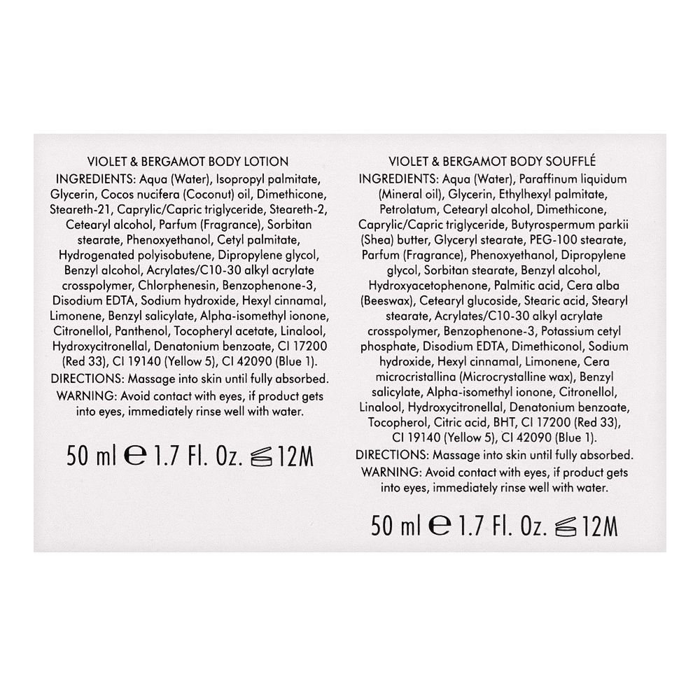 Buy Ted Baker Violet & Bergamot Mini Set Body Spray + Body Lotion ...