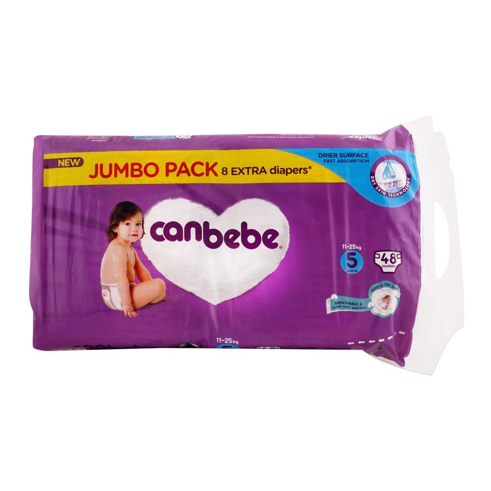 Purchase Canbebe Baby Diapers Jumbo, No. 05, 11-25 KG, 48-Pack Online ...