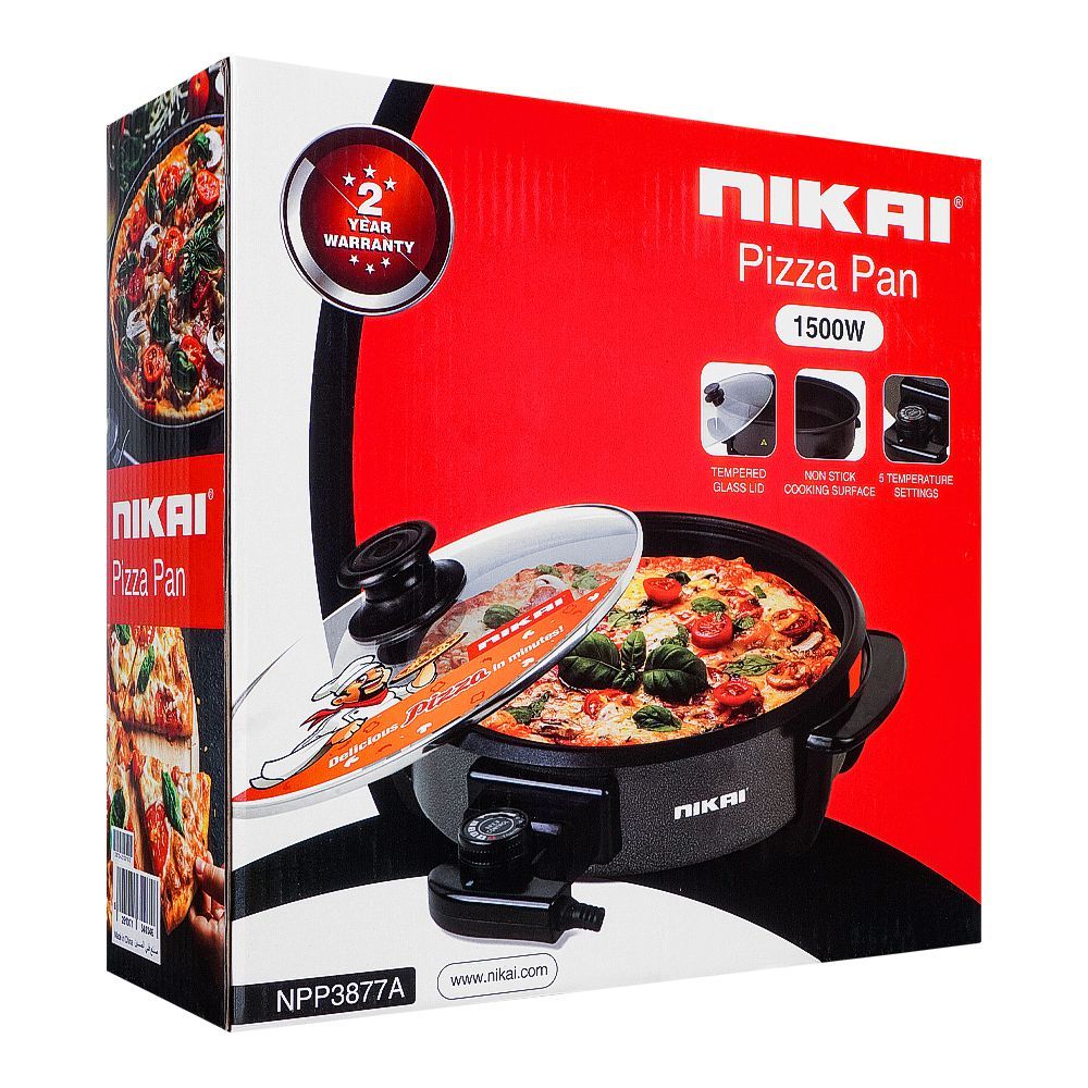 Purchase Nikai Pizza Pan, 1500W, NPP-3877A Online at Special Price in ...