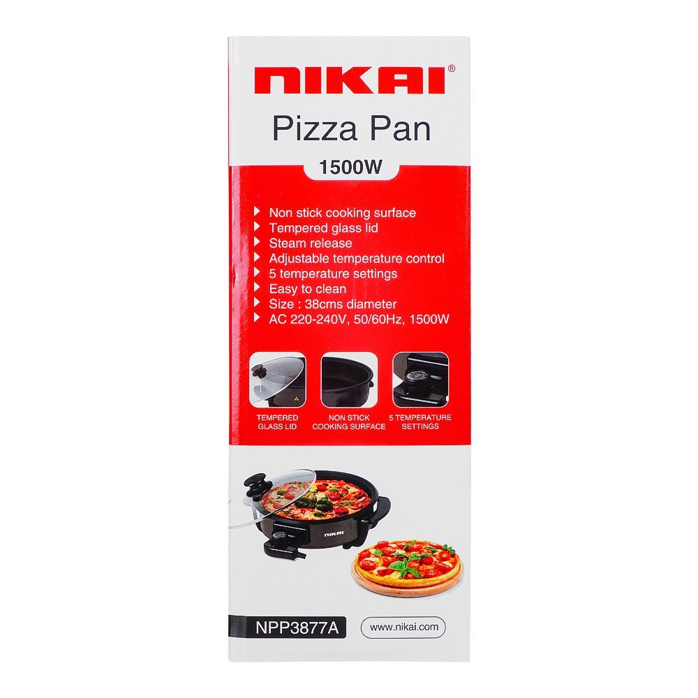 Purchase Nikai Pizza Pan, 1500W, NPP-3877A Online at Special Price in ...