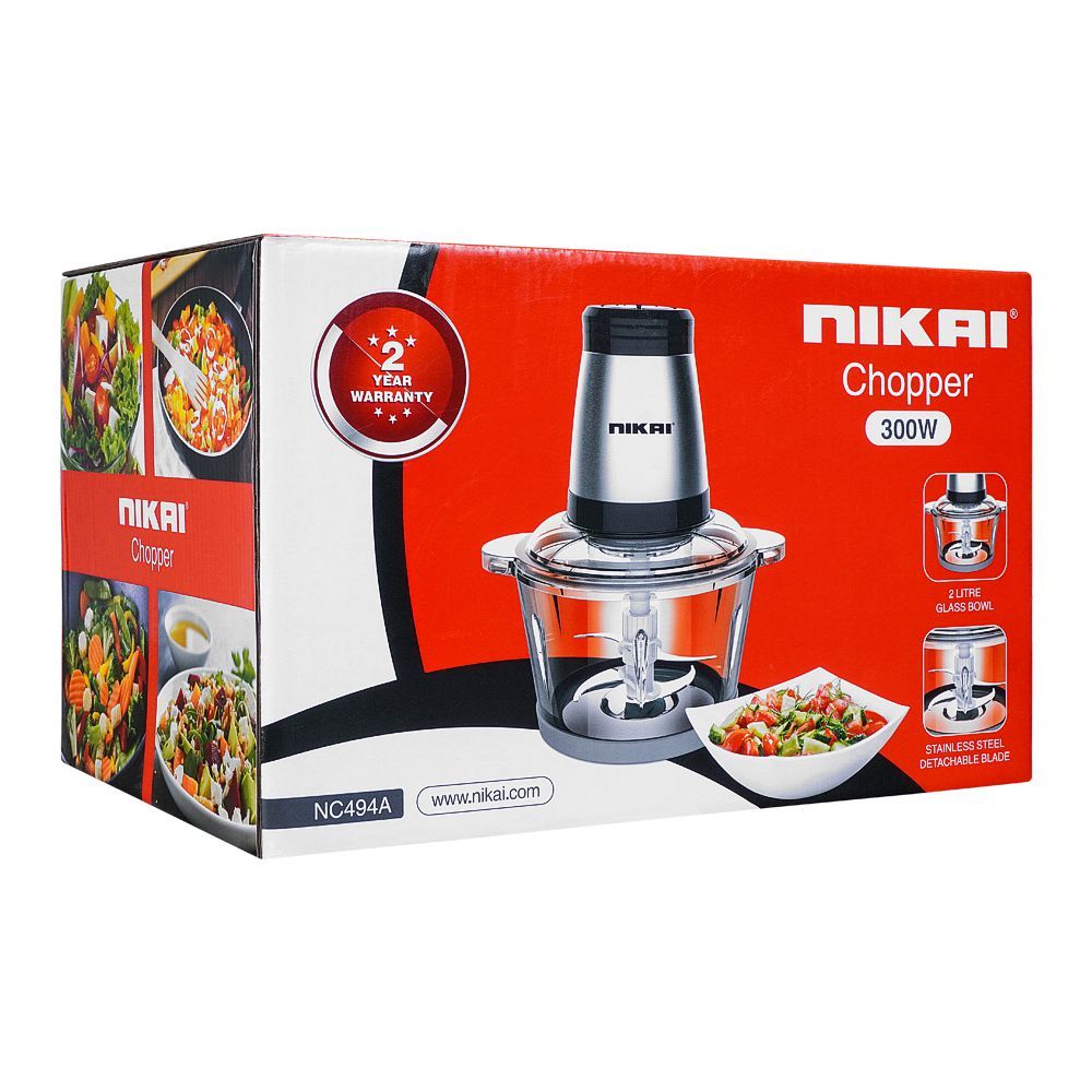 Purchase Nikai Chopper, 300W, NC-494A Online at Best Price in Pakistan - Naheed.pk