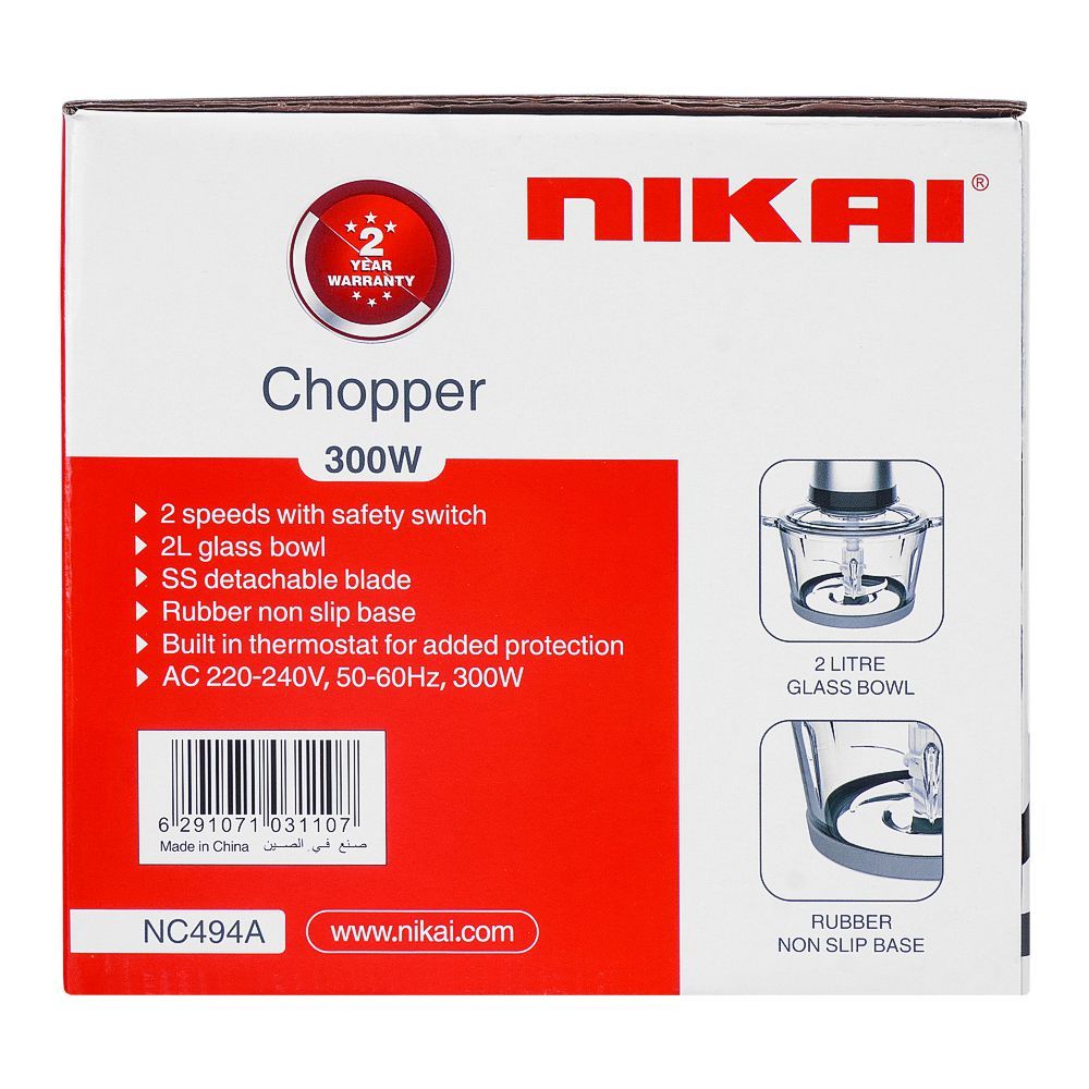 Purchase Nikai Chopper, 300W, NC-494A Online at Best Price in Pakistan ...