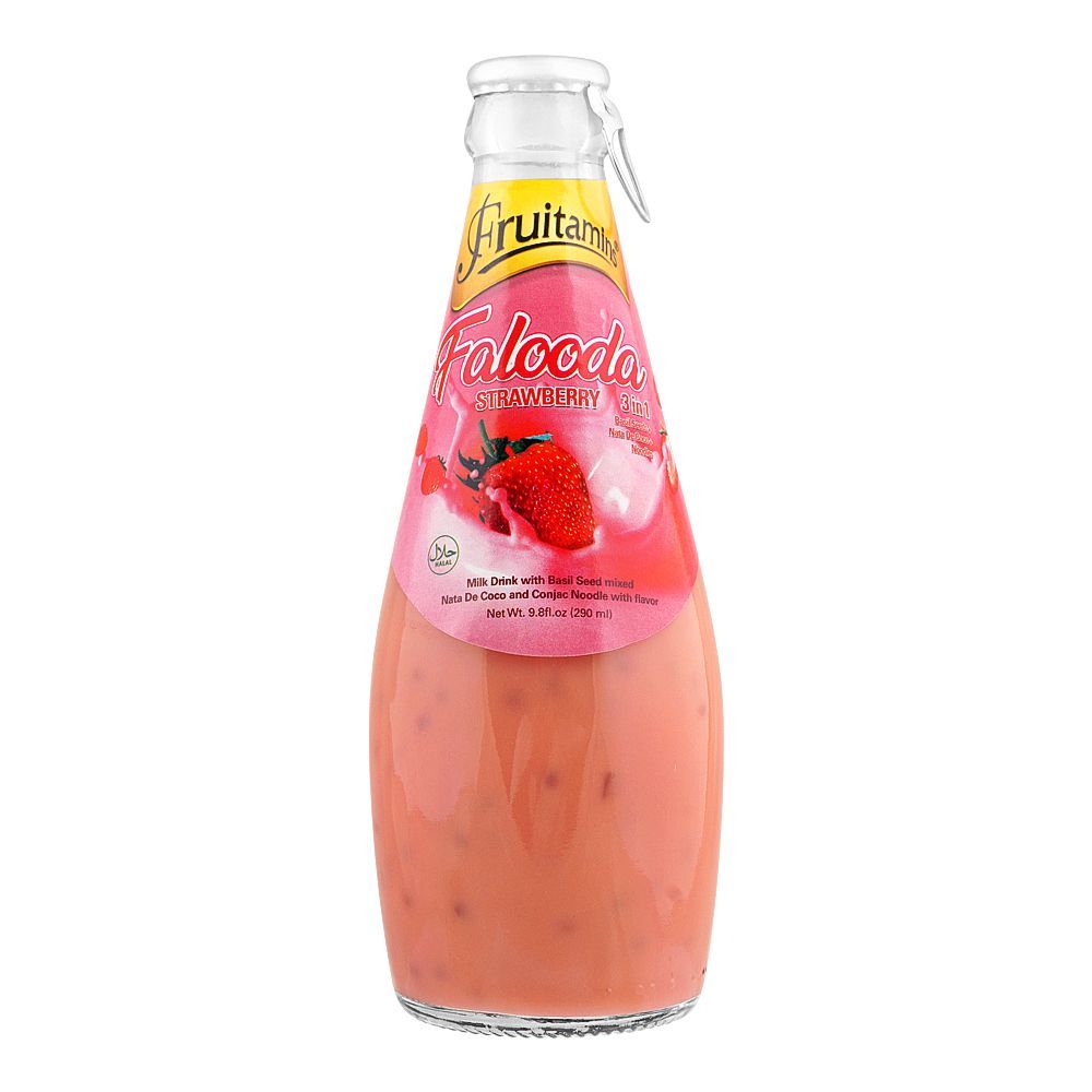 Buy Fruitamins Falooda Strawberry Drink, 290ml Online at Best Price in ...