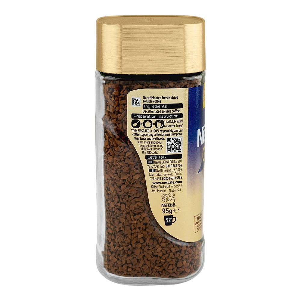 Nescafe Gold Blend Decaf Rich Aroma & Smooth Taste Coffee, 95g