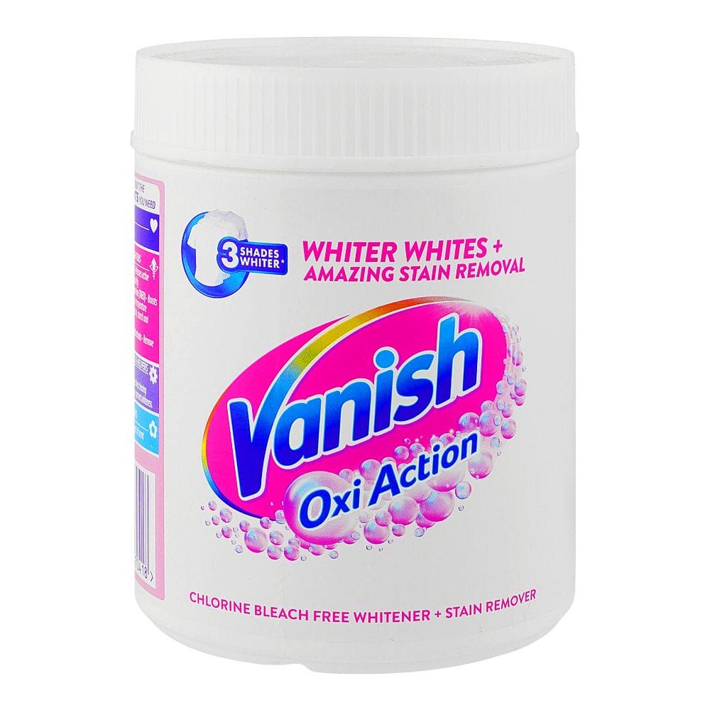 Vanish Oxi Action Crystal White Powder Fabric Whitener + Stain Remover ...