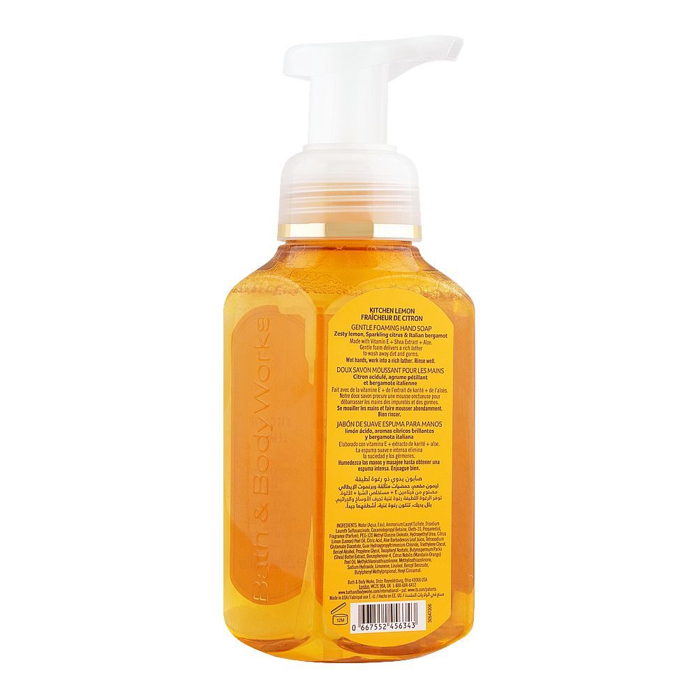 Purchase Bath & Body Works White Barn Kitchen Lemon Gentle Foaming Hand ...