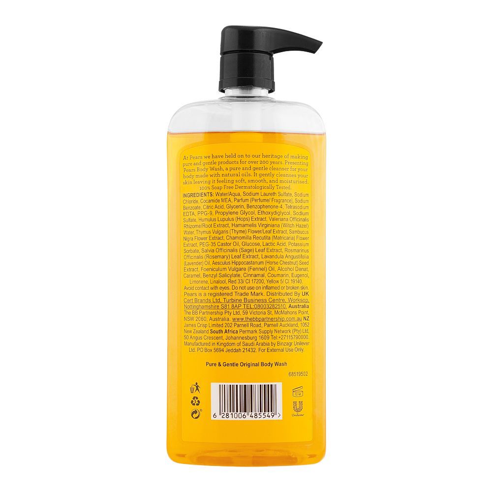 Buy Pears Pure & Gentle Original Body Wash, 750ml Online at Best Price ...