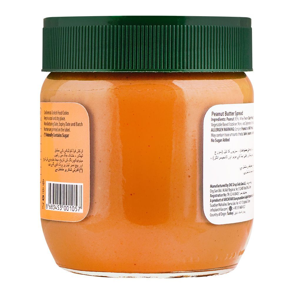 Purchase Archifar Peanut Butter Spread, Gluten Free 93%, 340g Online at ...
