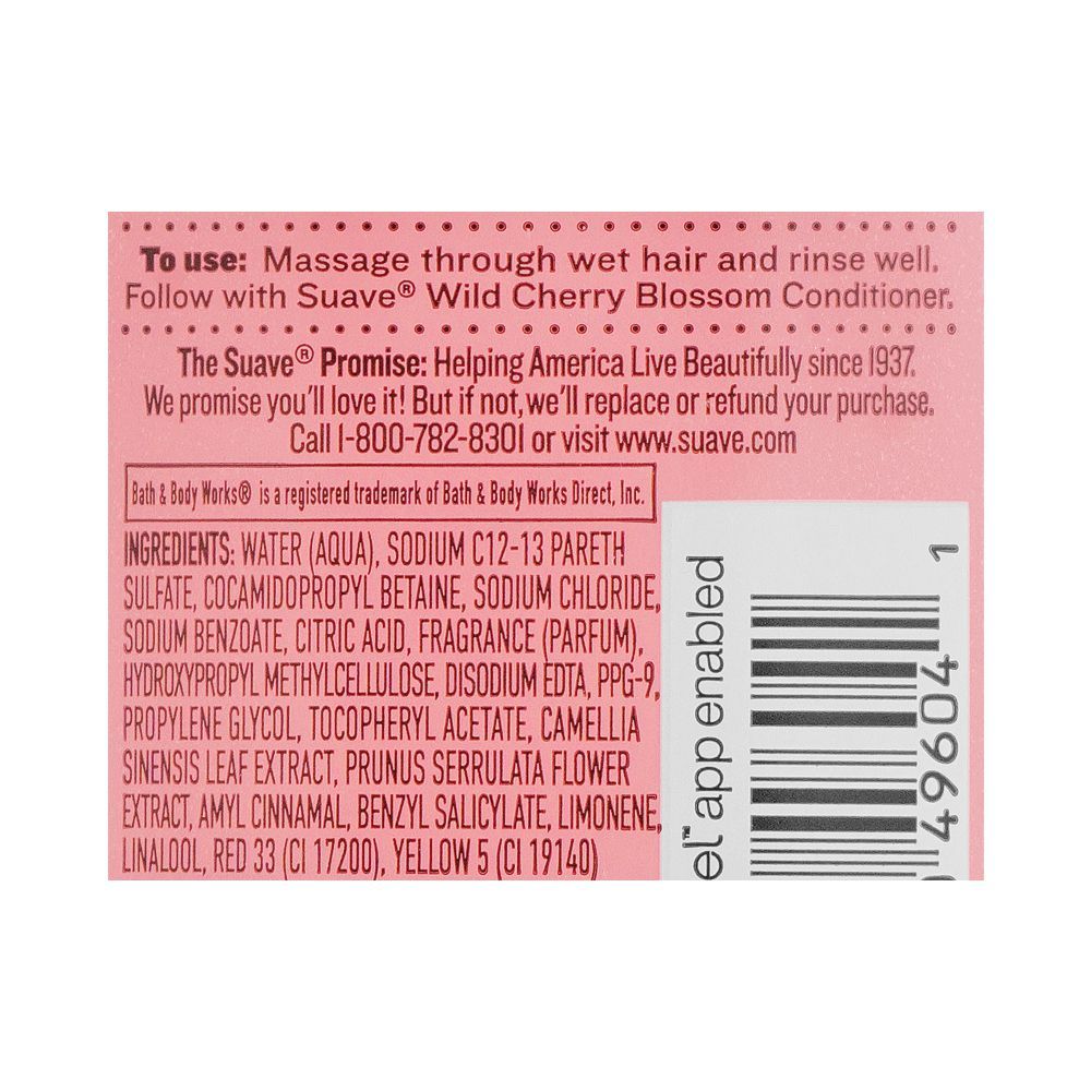 Buy Suave Essentials Wild Cherry Blossom Softening Shampoo 665ml Online ...