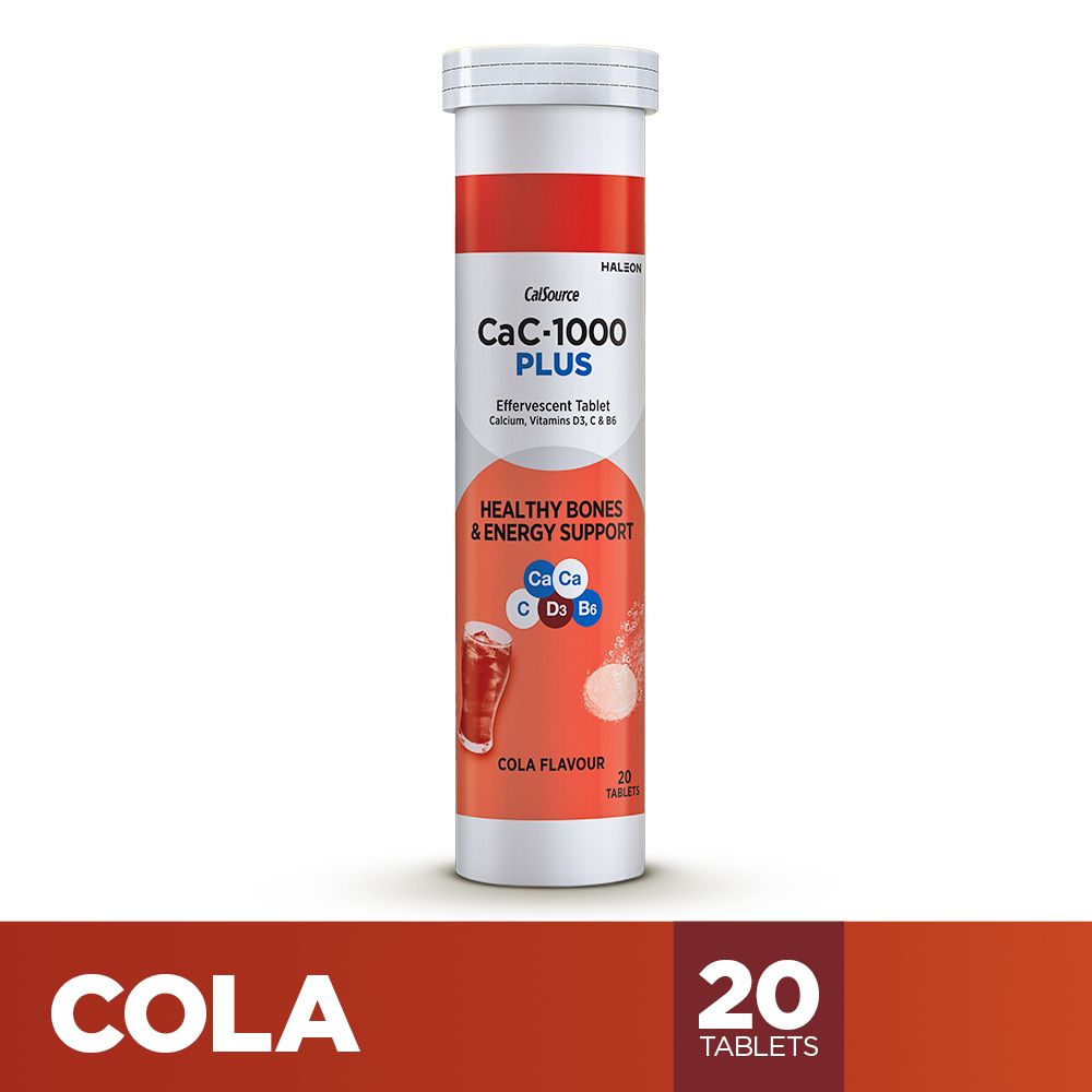 Buy GSK CaC-1000 Plus Cola Flavor, 20-Pack Online at Best Price in ...