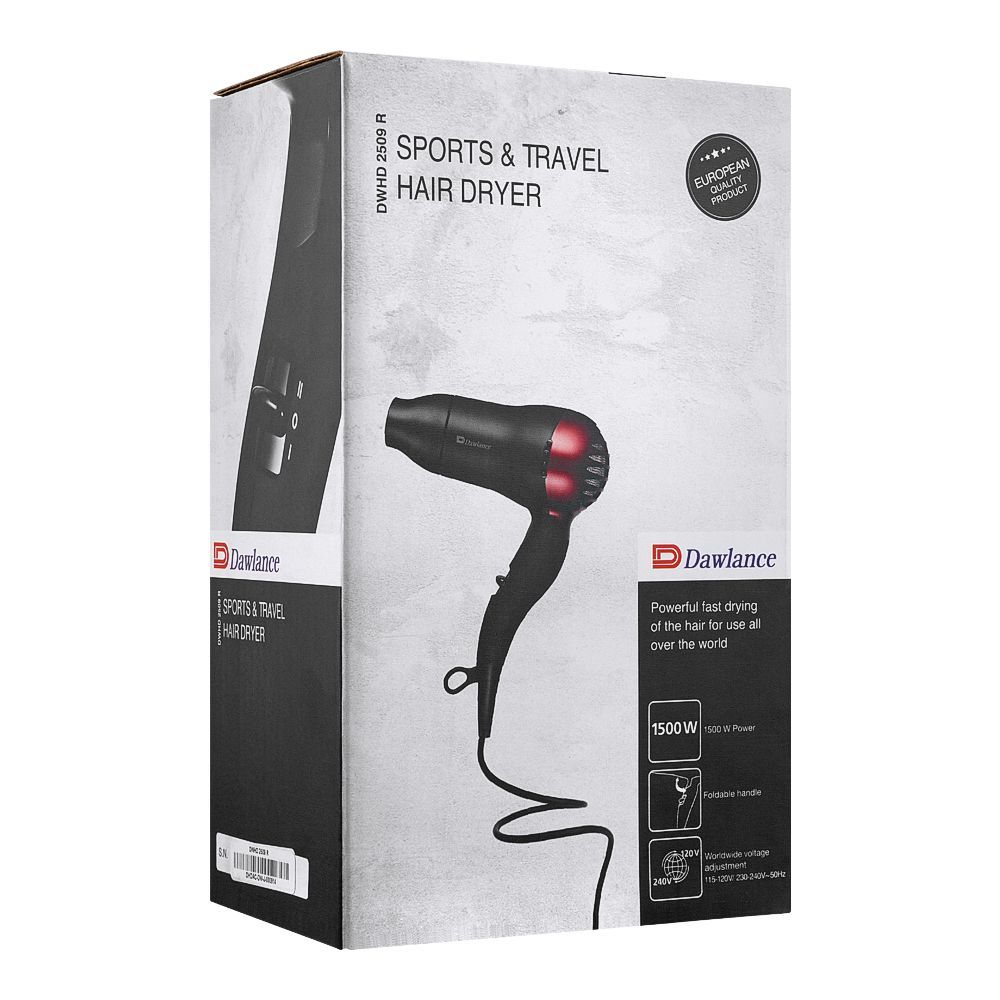 Purchase Dawlance Sports & Travel Hair Dryer, 1500W, DWHD-2509R Online at Best Price in Pakistan ...