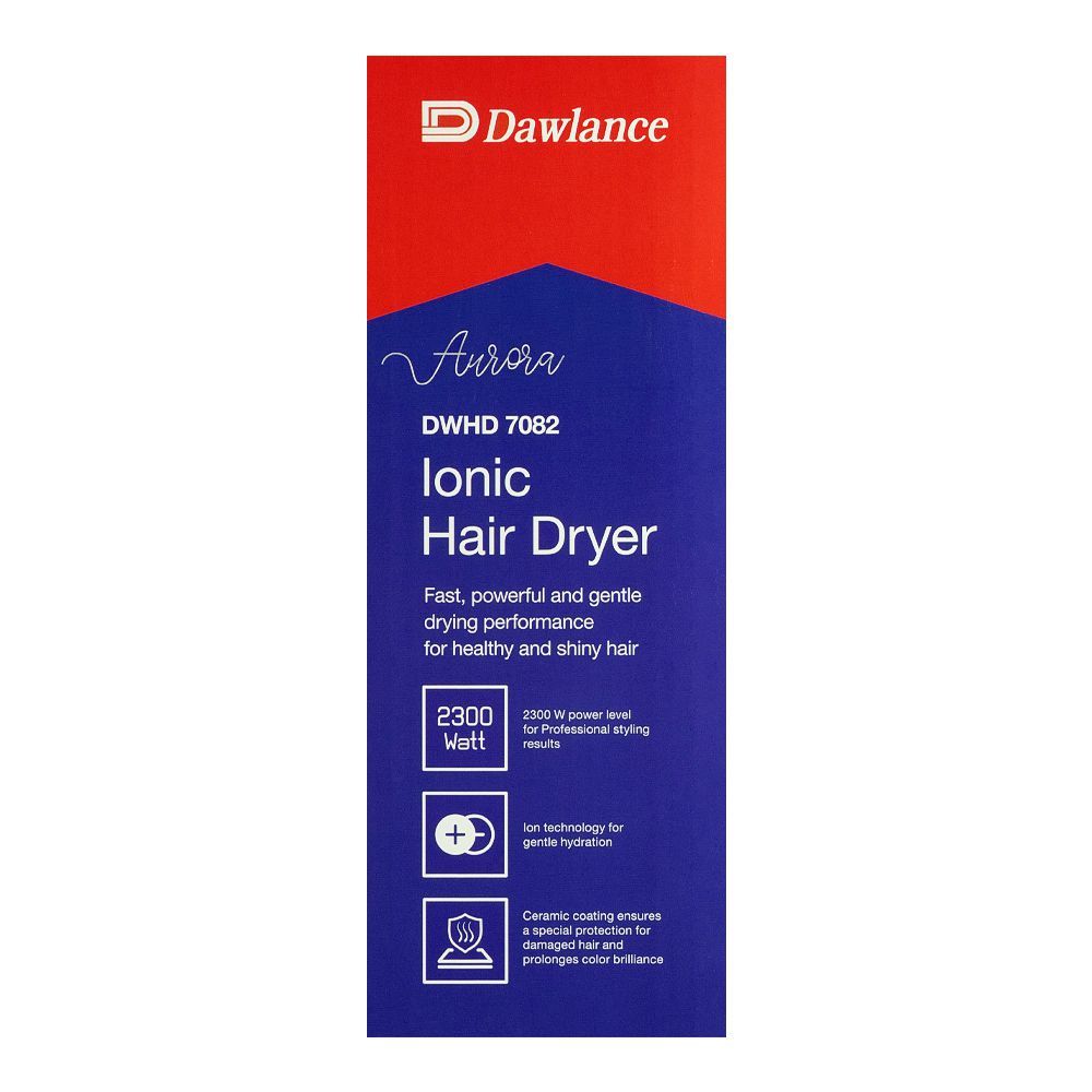 Order Dawlance Aurora Ionic Hair Dryer, 2300W, DWHD-7082 Online at Special Price in Pakistan ...