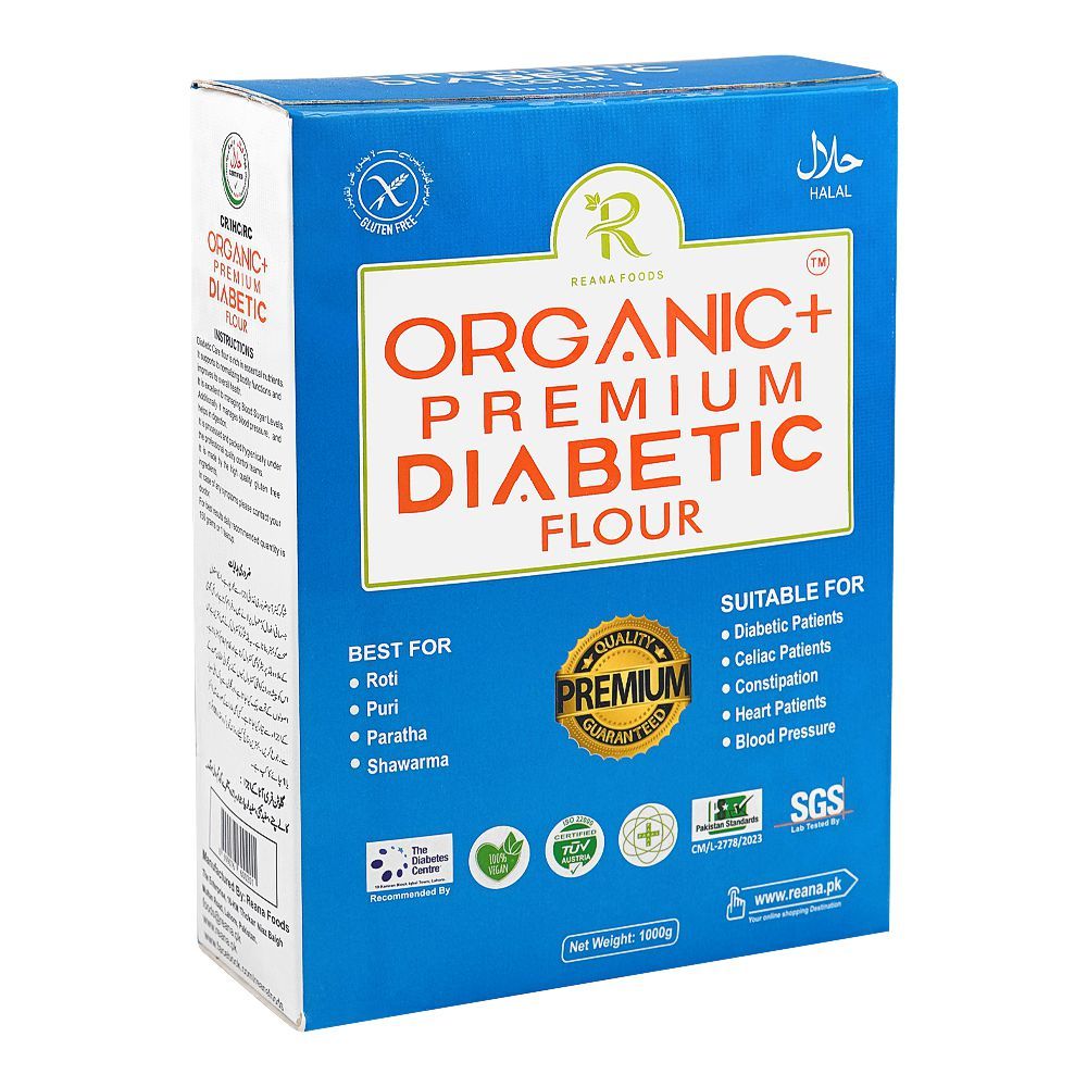Reana Foods Organic + Premium Diabetic Flour, 1KG