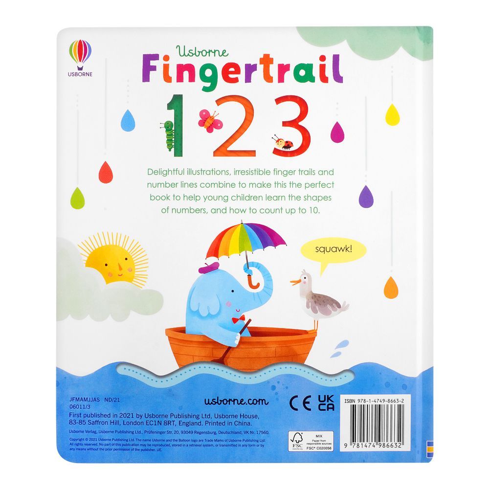 Purchase Usborne: Finger Trail 123, Book Online at Special Price in ...
