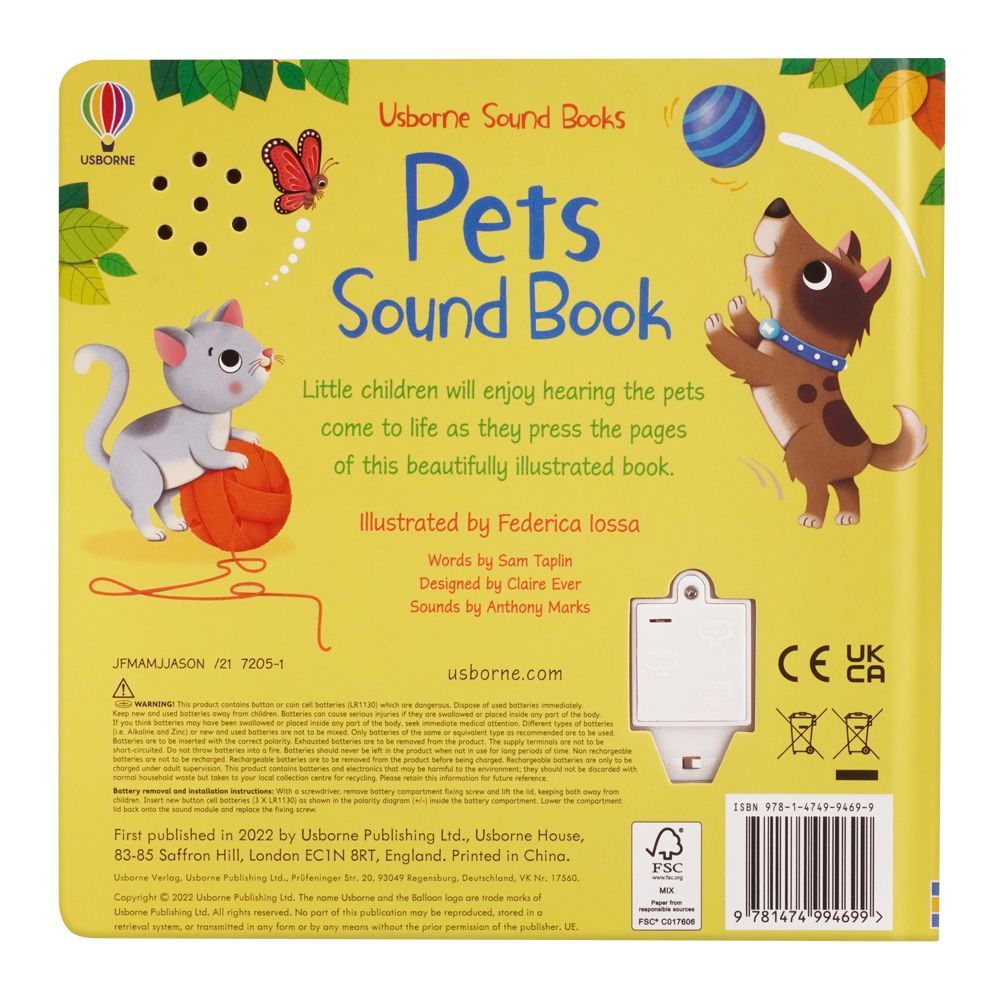 Purchase Usborne: Pets Sound Book Online at Special Price in Pakistan ...