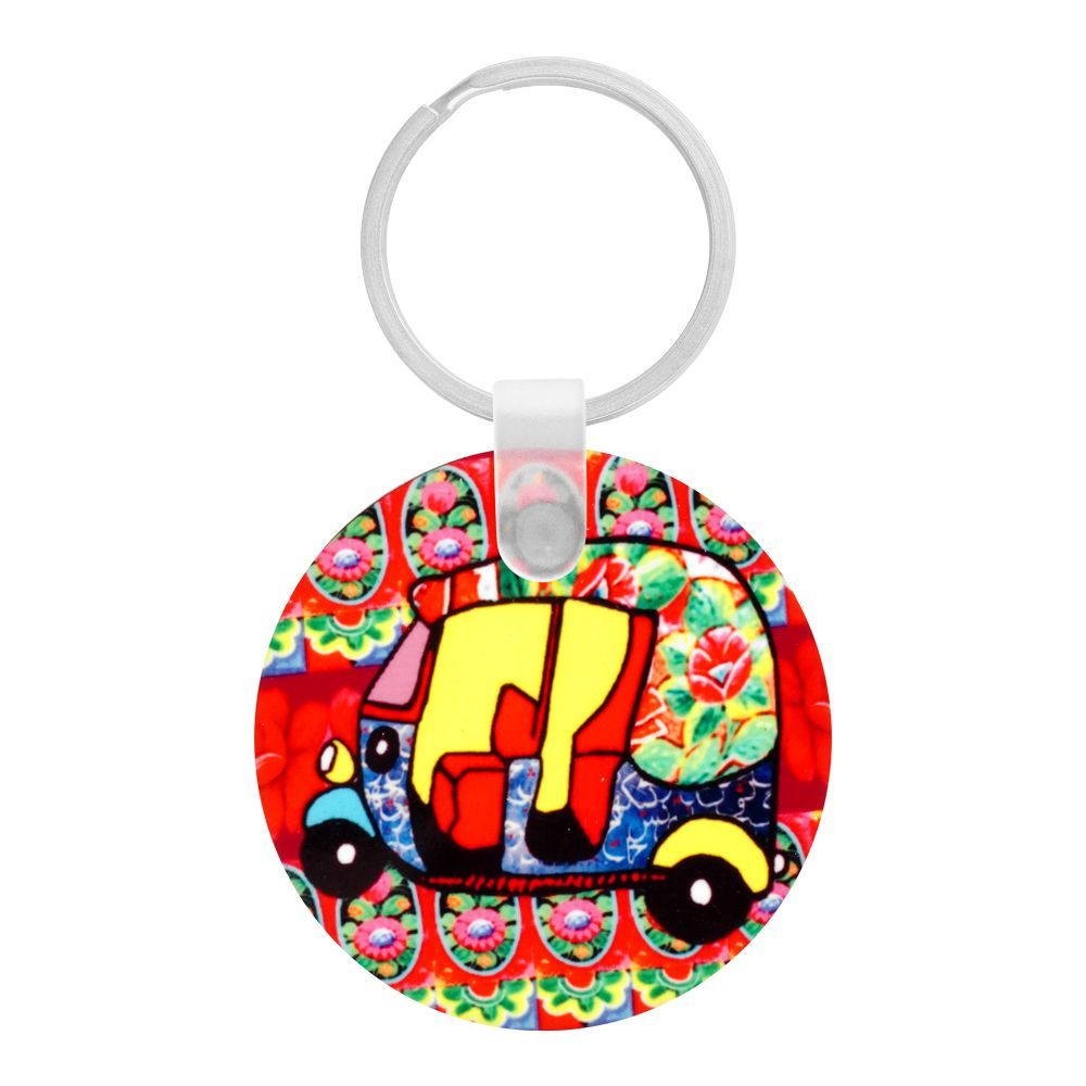 Purchase Star Shine Truck Art, Rickshaw 02 Keychain Round, Key08 Online ...