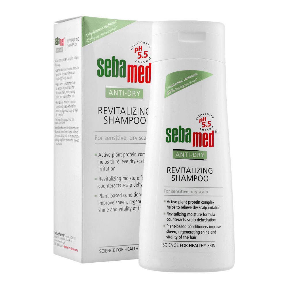 Buy Seba Med Anti-Dry Revitalizing Shampoo, For Sensitive & Dry Scalp ...
