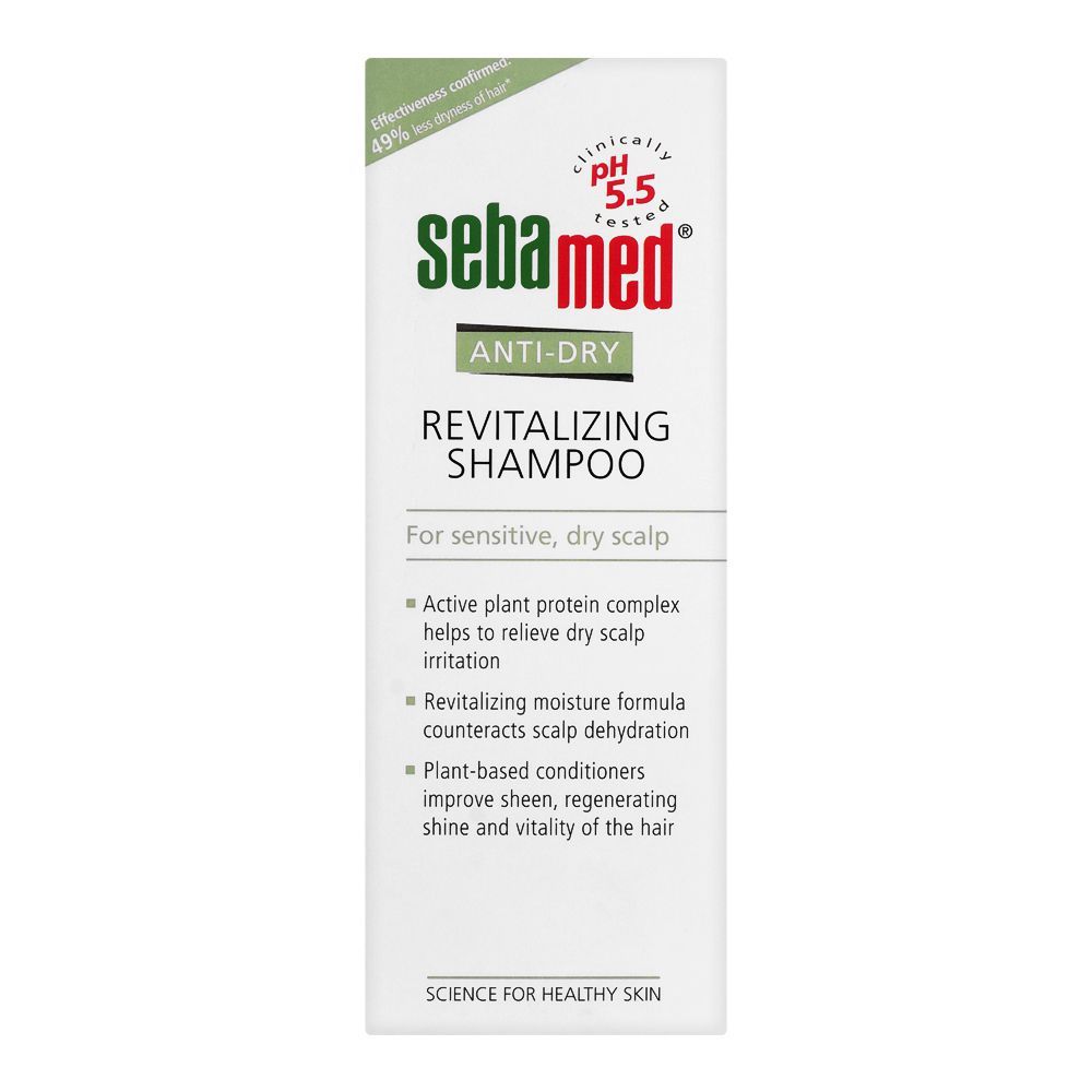 Buy Seba Med Anti-Dry Revitalizing Shampoo, For Sensitive & Dry Scalp ...