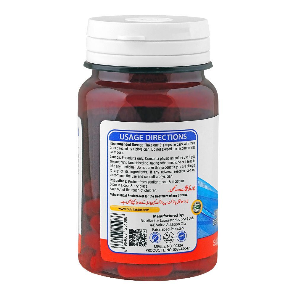 Nutrifactor Fero Iron With Vitamin C & B12 Capsule, For Iron Deficiency ...