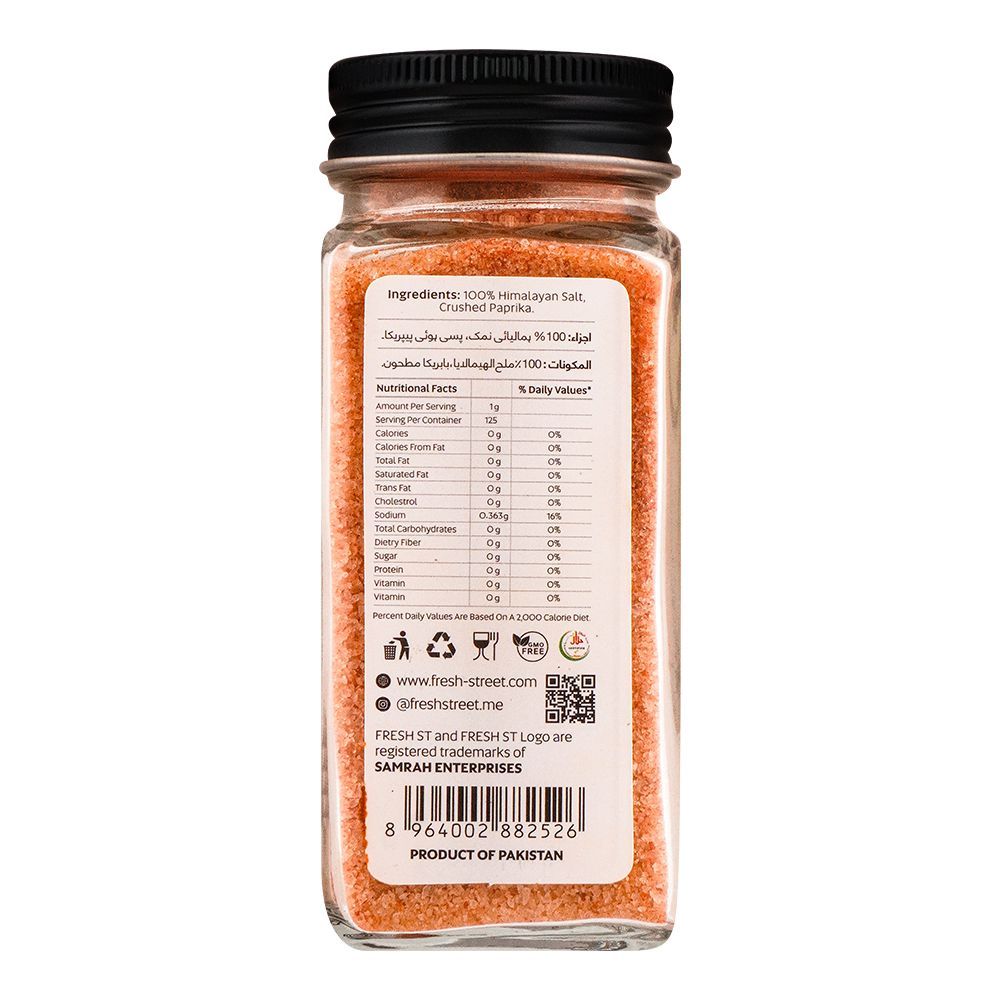 Order Fresh Street Himalayan Pink Salt, Paprika, 125g Online at Special ...