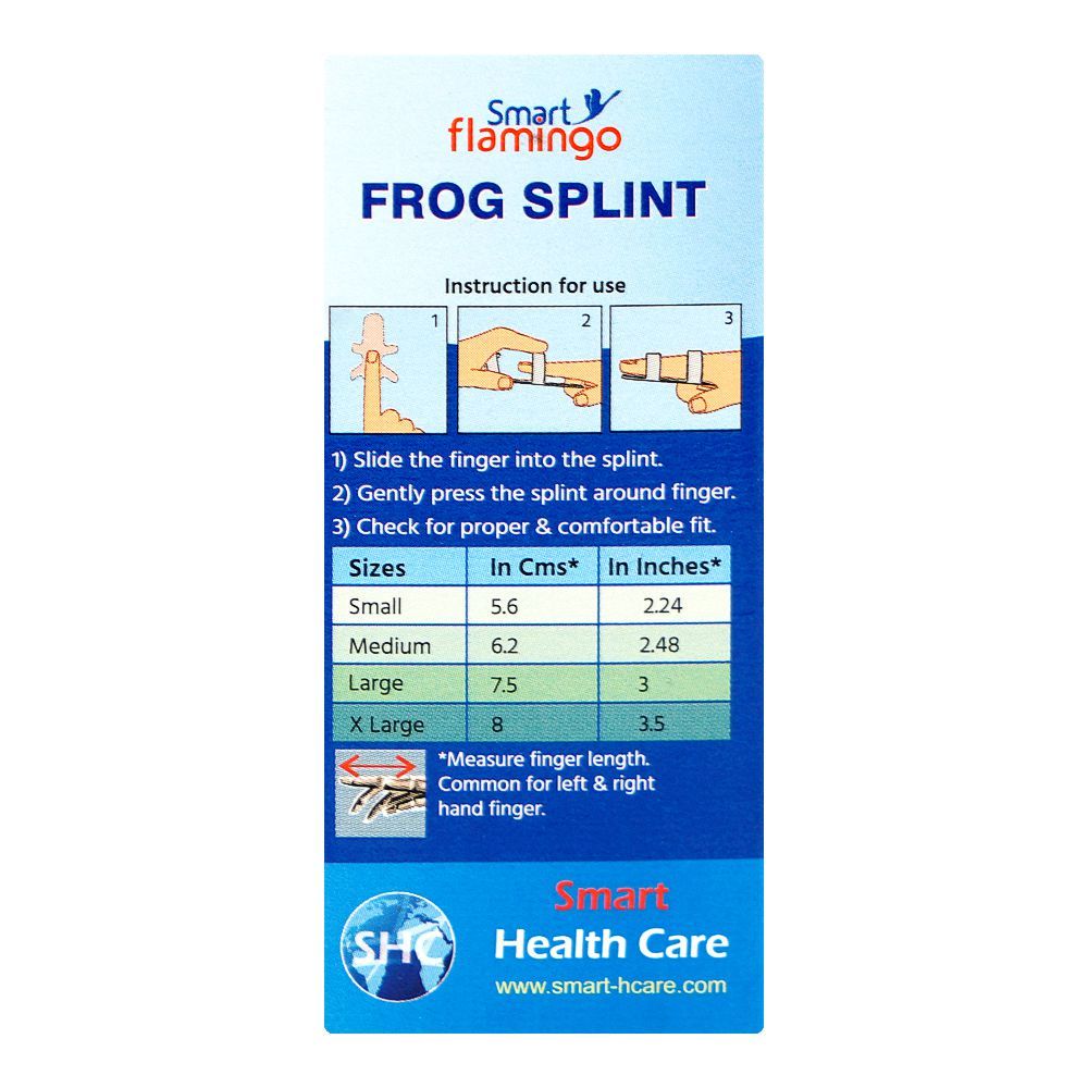 Smart Flamingo Frog Splint, Medium