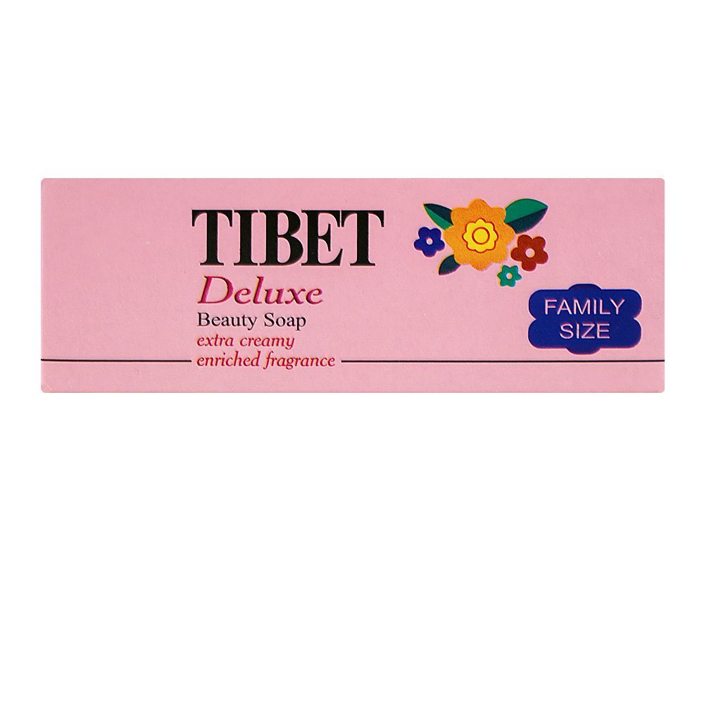 Tibet Deluxe Beauty Soap, Pink, 125g