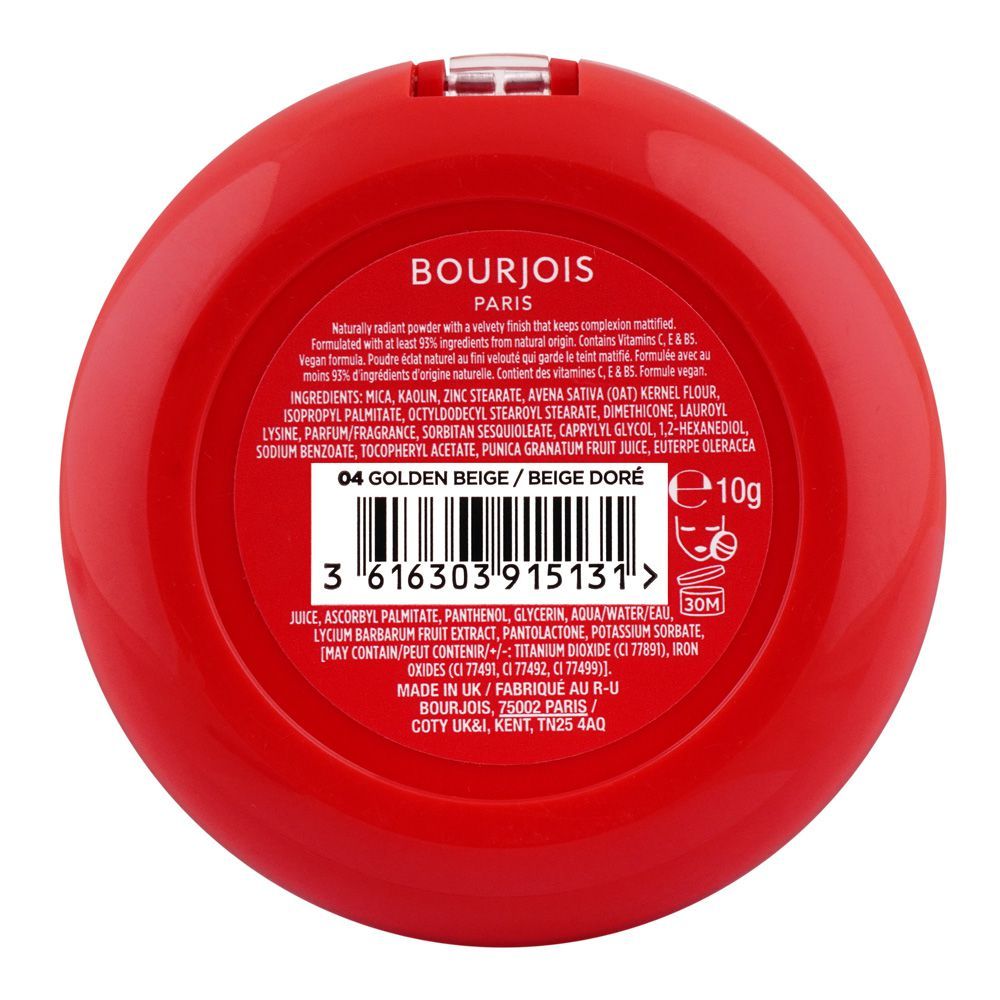 Purchase Bourjois Healthy Mix Clean & Vegan Powder, 04, Golden Beige ...
