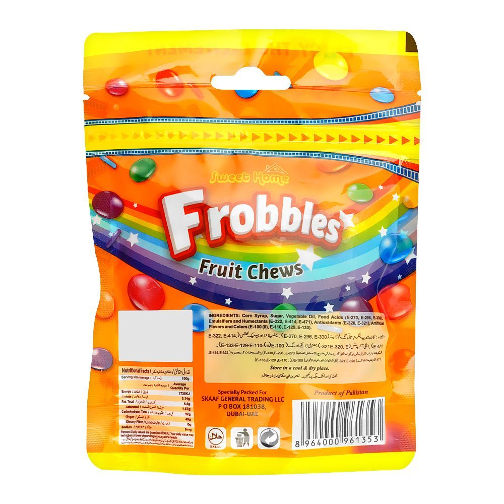 Buy Sweet Home Frobbles Fruit Chews Pouch, 165g Online at Special Price ...