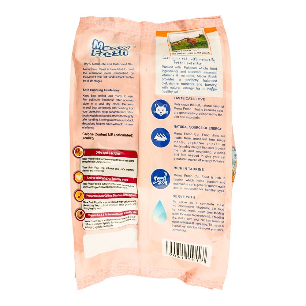 Order Meow Fresh Kitten 1-6 Months Food Chicken, Fish & Vegetable, 450g ...