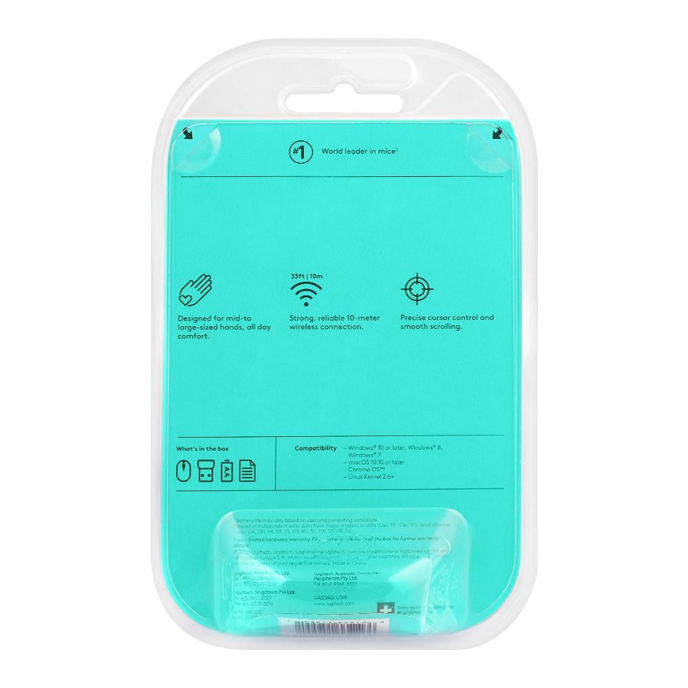 Buy Logitech Wireless Mouse, Red, M190, 910-005915 Online at Special ...