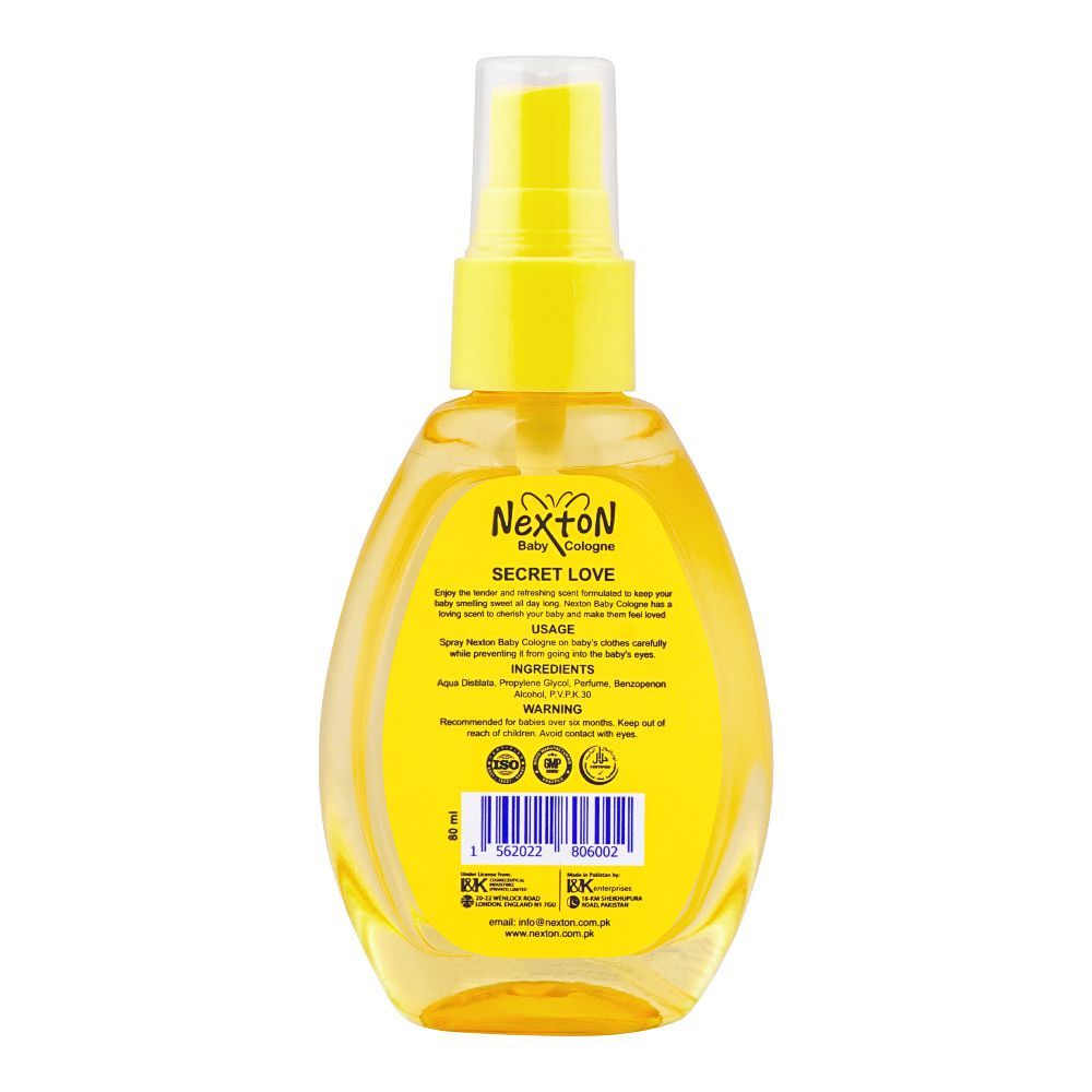 Buy Nexton Baby Secret Love Baby Cologne, 80ml Online at Special Price ...