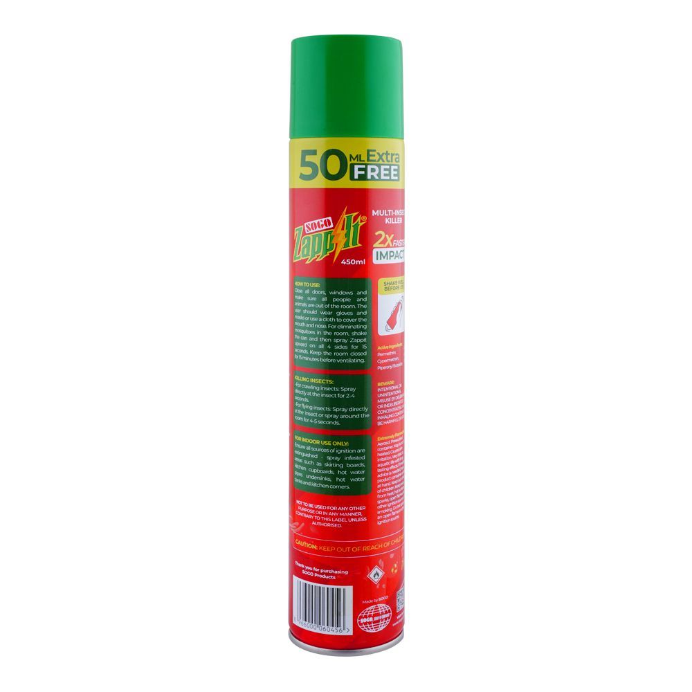 Order SOGO Zapp-It Multi-Insect Killer Spray, 450ml Online at Special ...